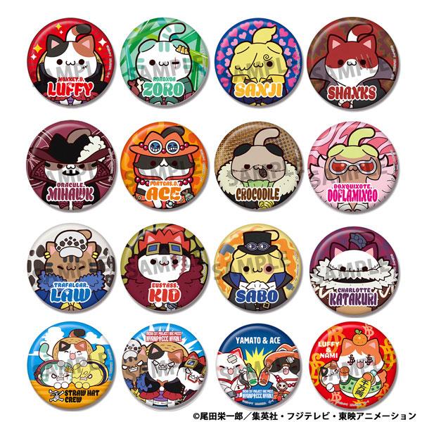 MEGA CAT PROJECT One Piece Nyan Piece Cat Can Badge Collection Box of